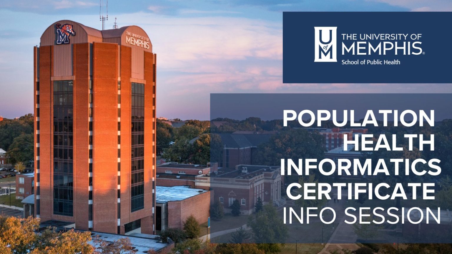 UofM SPH Info Session - Population Health Informatics Certificate ...