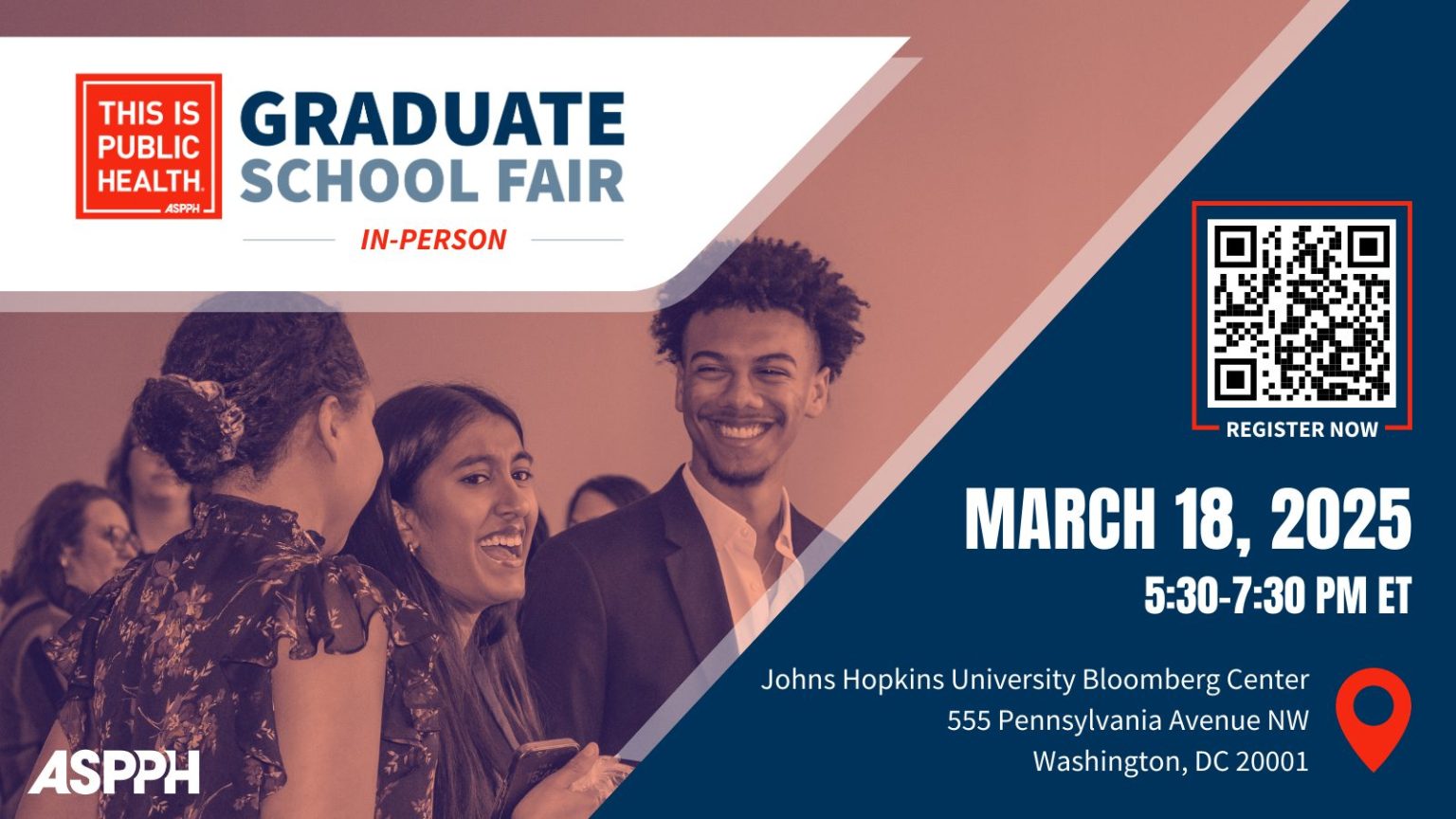 Join the This is Public Health Graduate School Fair in Washington, DC on March 18, 2025 ...